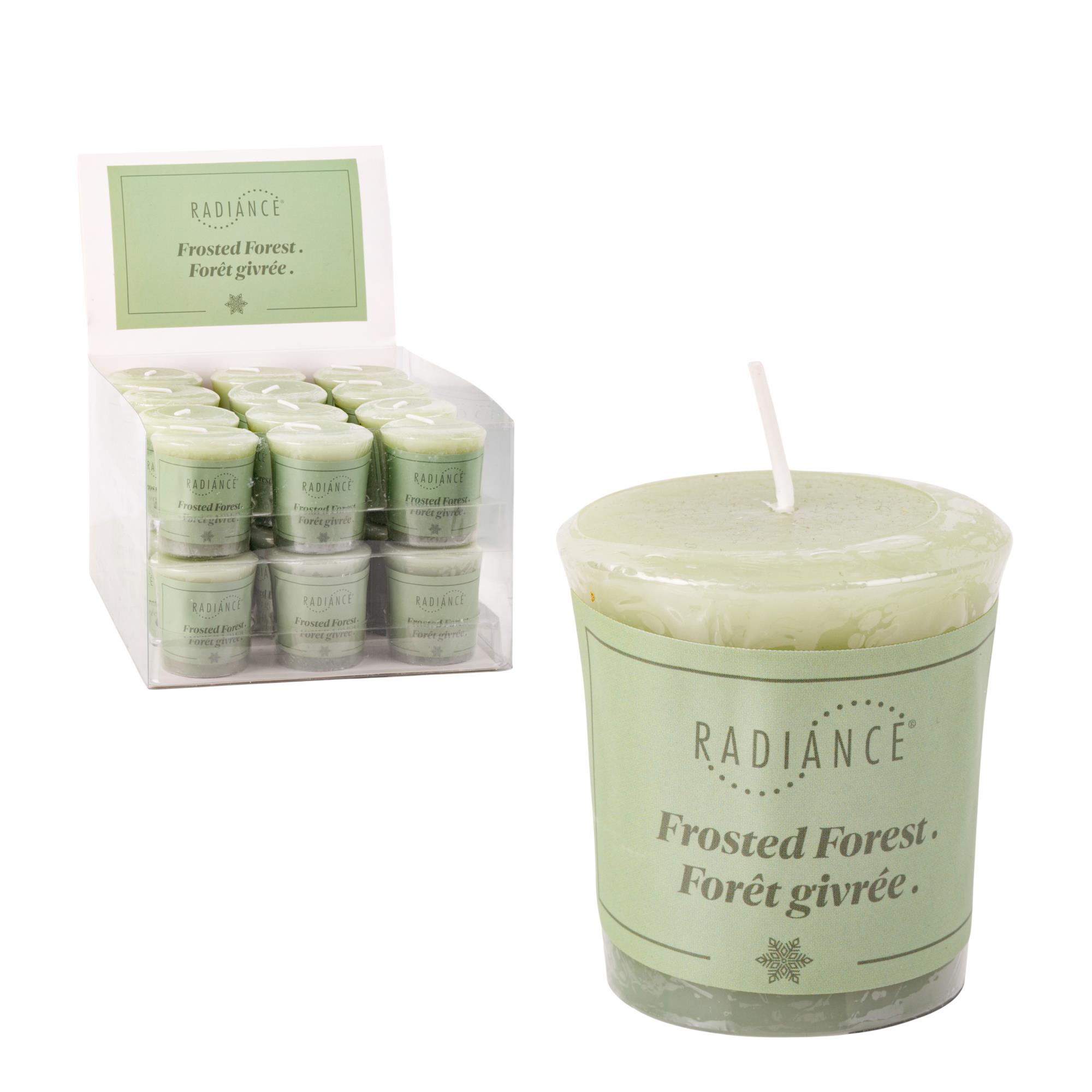Radiance Scented Votive Candle, Frosted Forest, 24/dsp