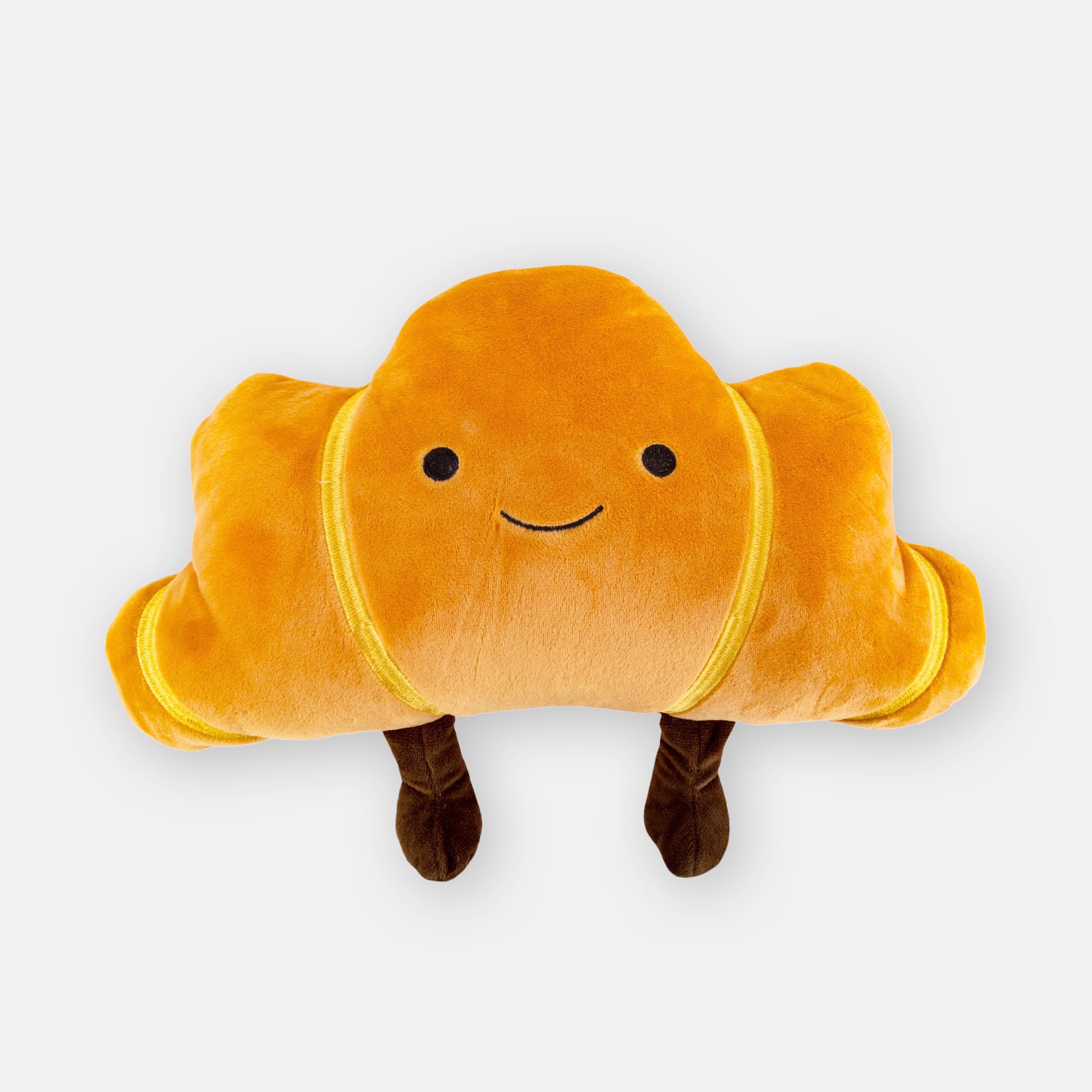 Croissant Plush Cushion/Toy, 17x8.6"