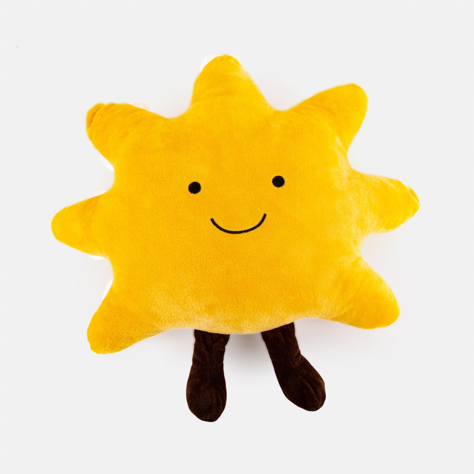Sun Plush Cushion/Toy, 15.75x15.75"