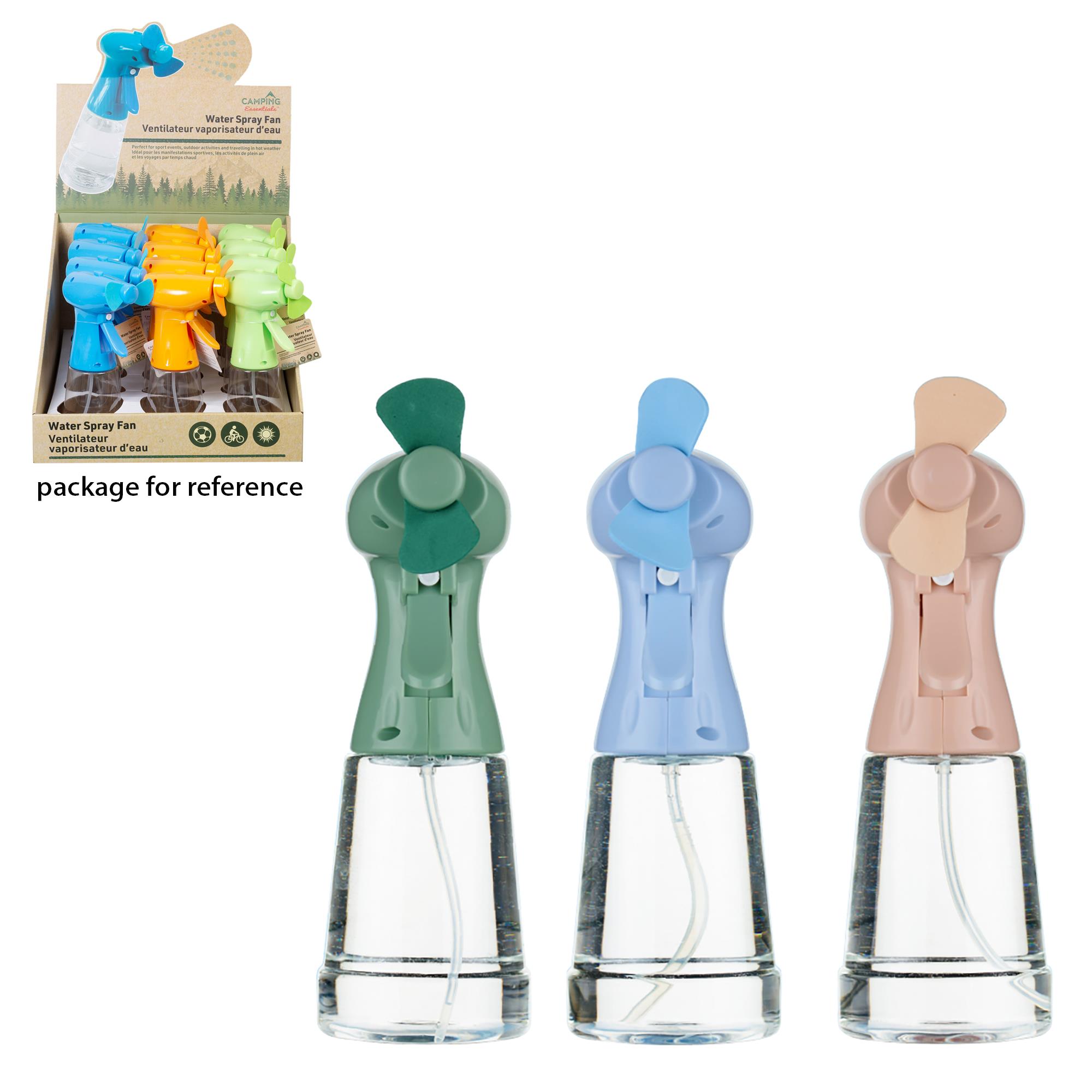 Camping Water Sprayer Fan, 3/C, 12/PDQ, cht