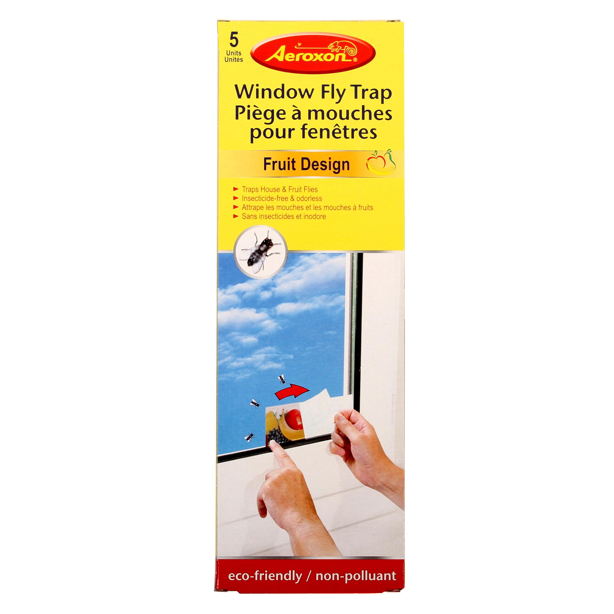 Aeroxon 5pk Window Fly Catchers, colour box, 12/dsp