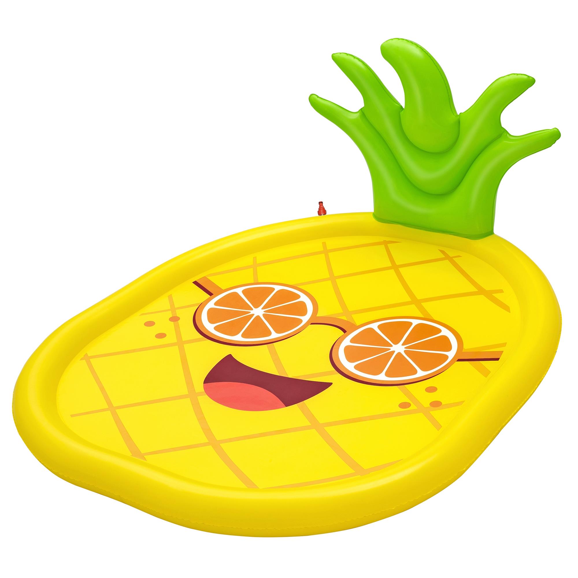 77"x65" Inflatable Sunny Pineapple Splash Pad, colour box