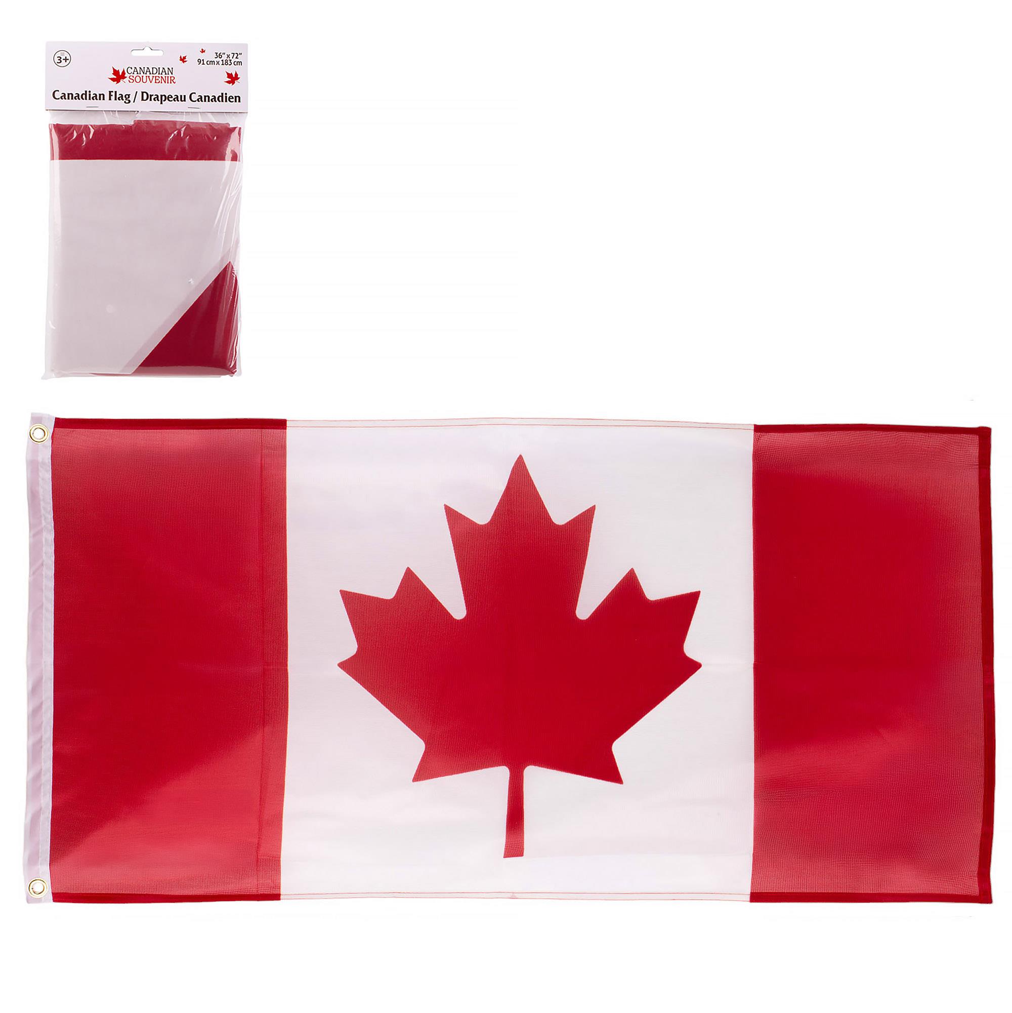 Canada 36"x72" Flag, Polyester, pbh (H)