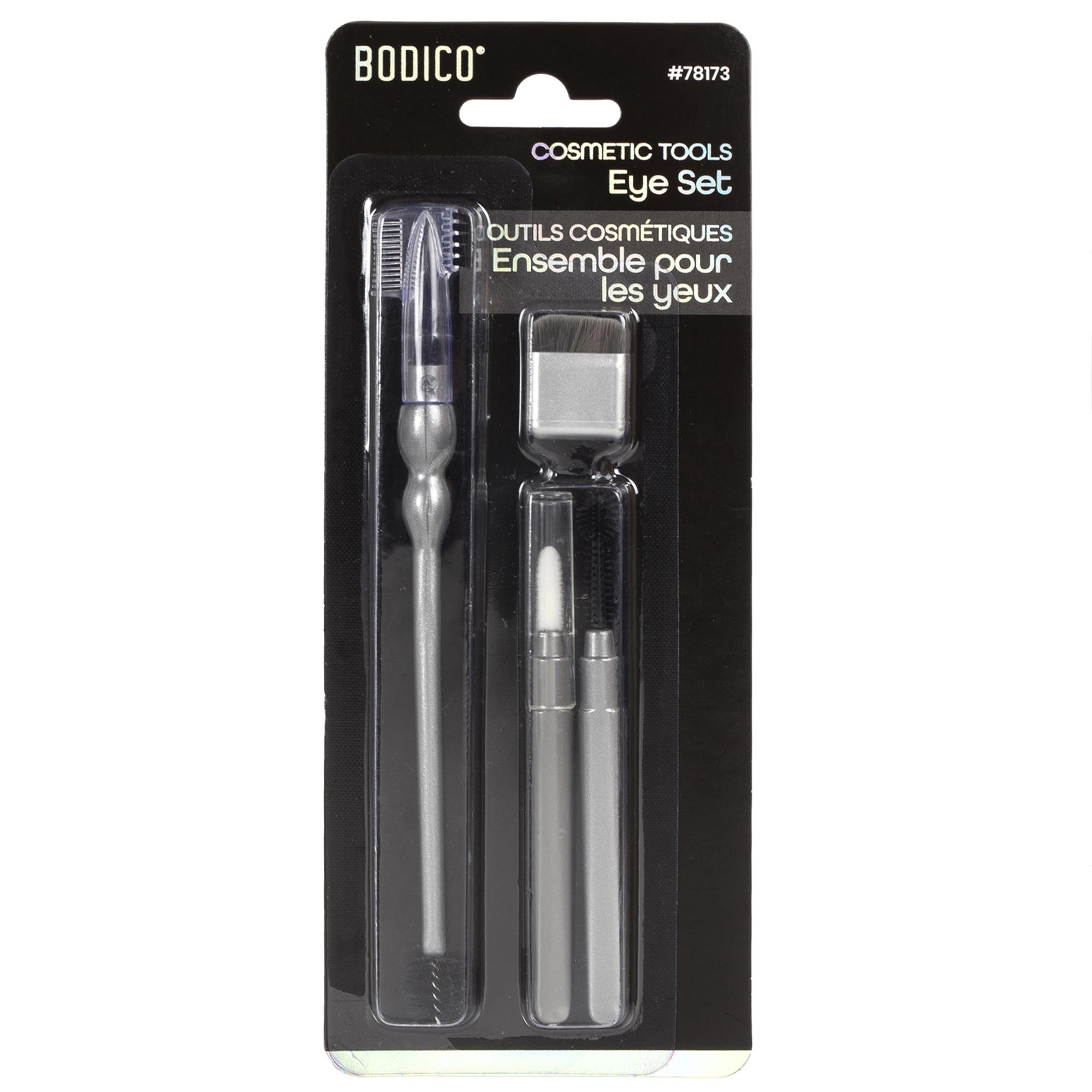 Bodico, 4-pc Cosmetic Spooly Brush Set, bc
