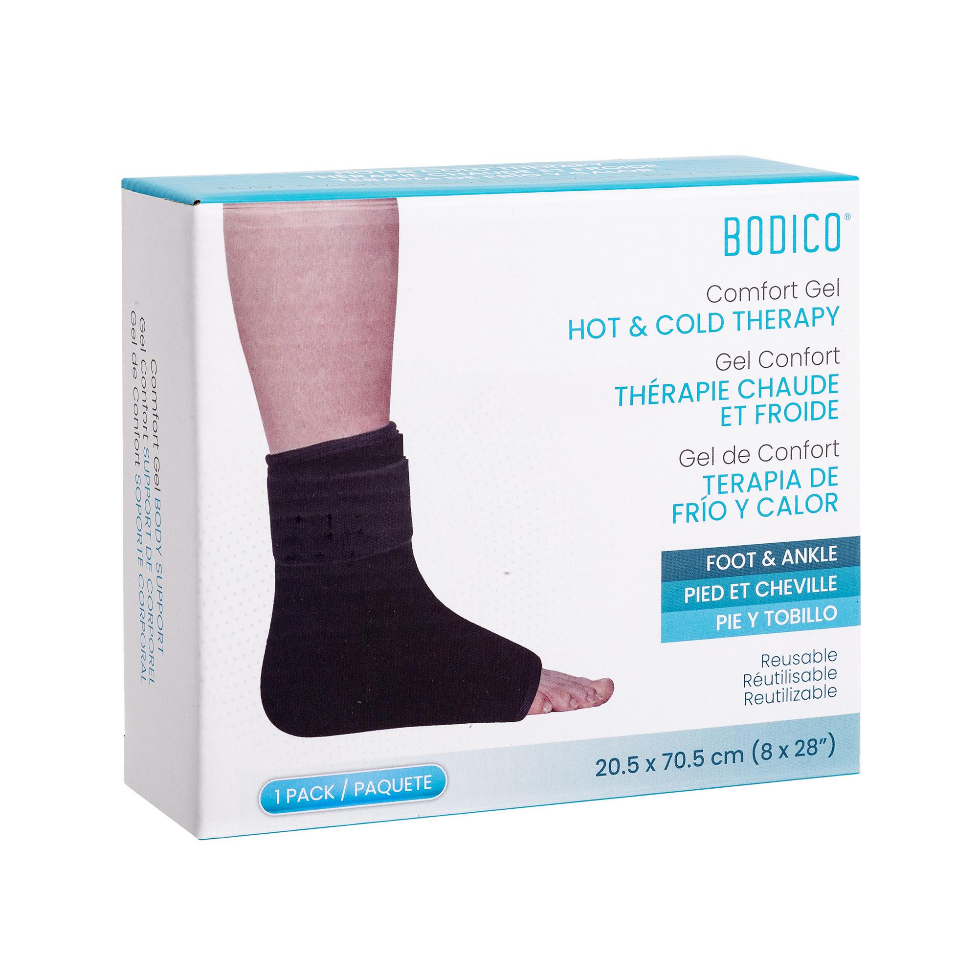 Bodico, Ankle Gel Body Wrap hot & cold therapy, col box