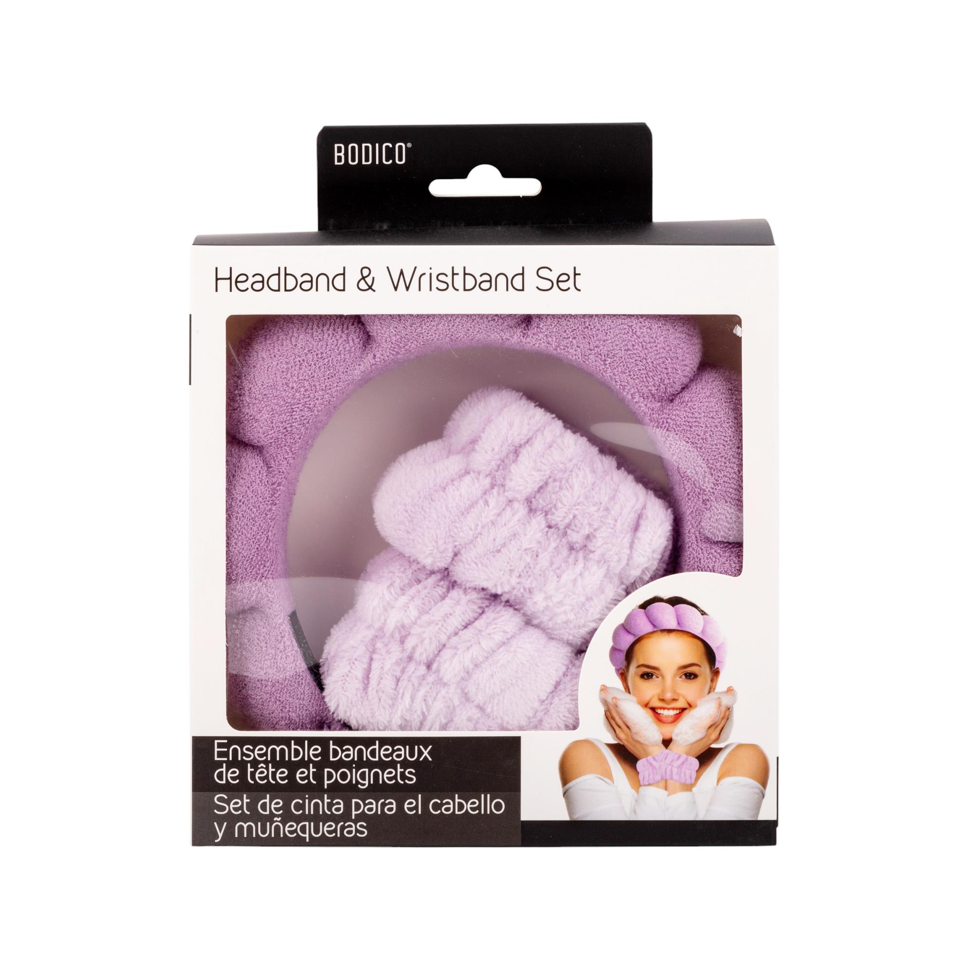 Bodico, Spa headband Set, headband & wrist guards, col box