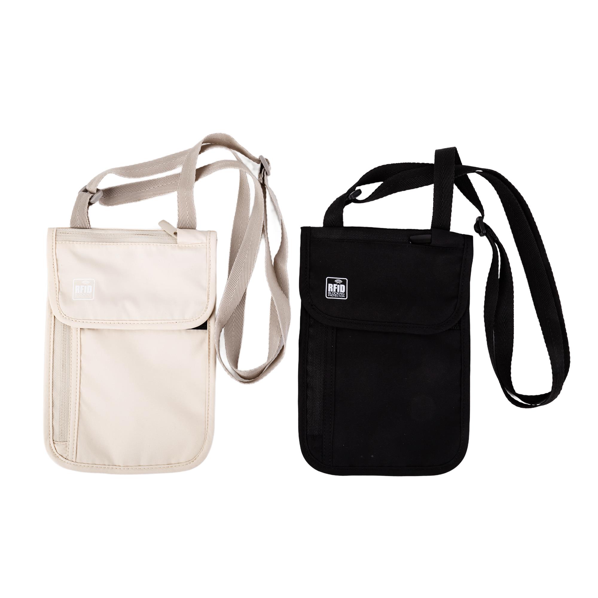 Global, RFID Security Neck Pouch ,2-asst, col box