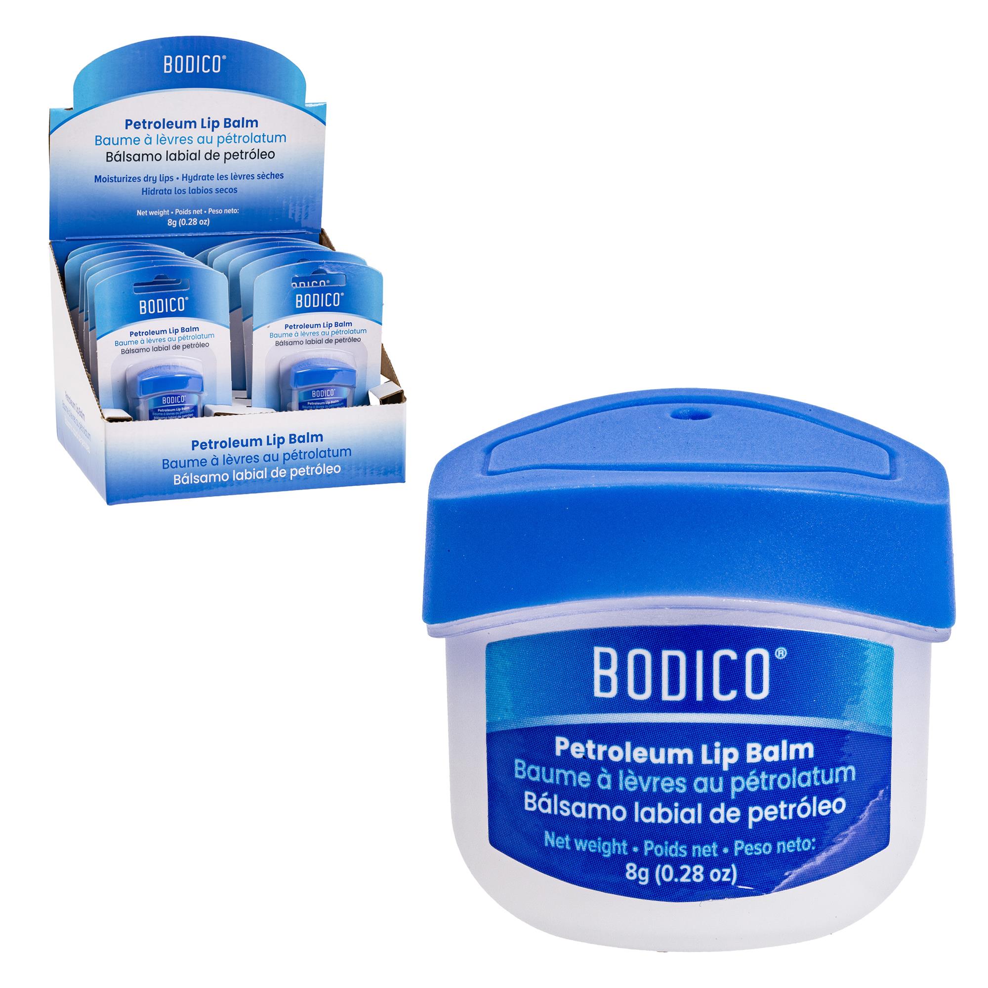 Bodico, 8g Mini Petroleum Lip Balm b/c, 12/pdq