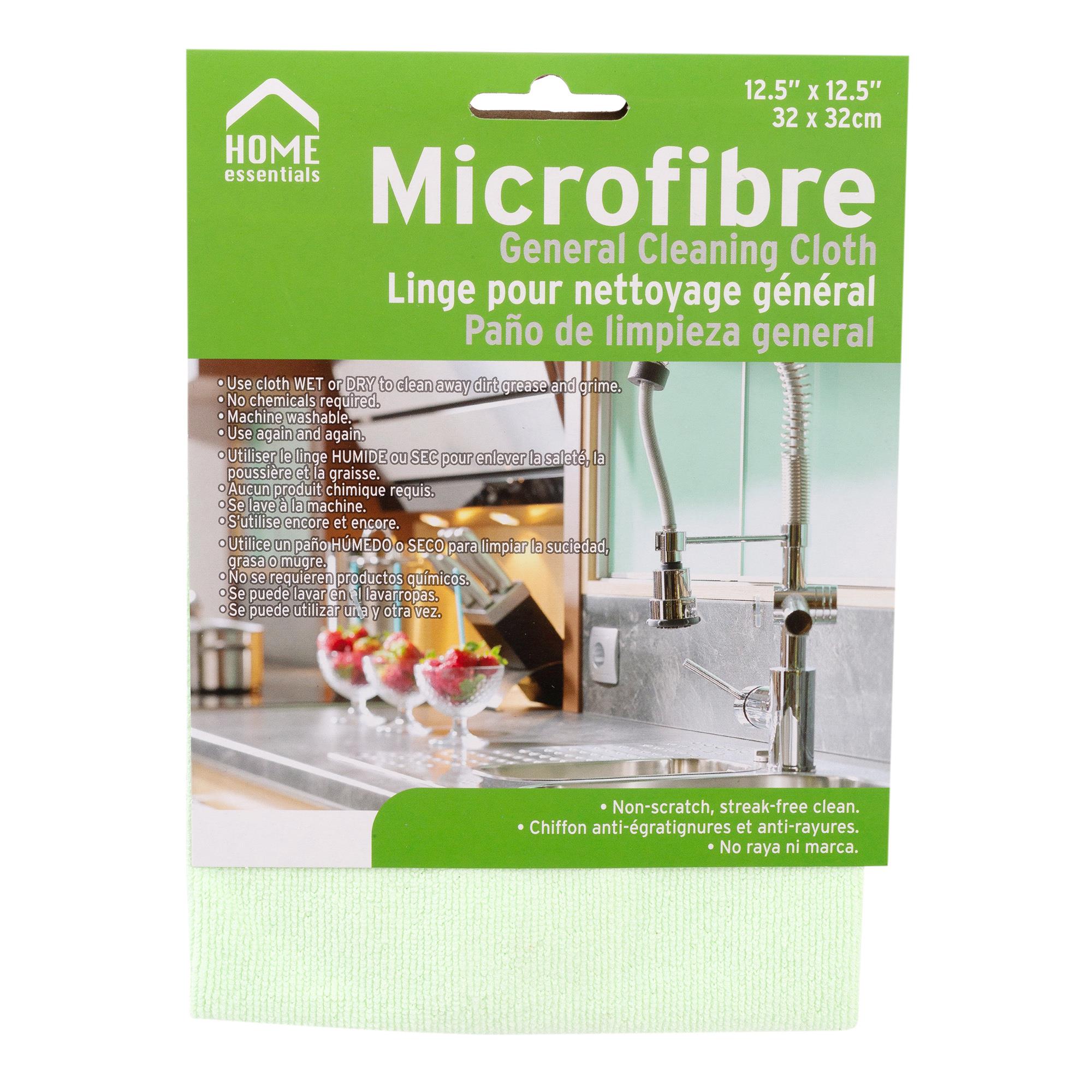 H.E. Microfibre General Cleaning Cloth, 12.5"x12.5, H/C