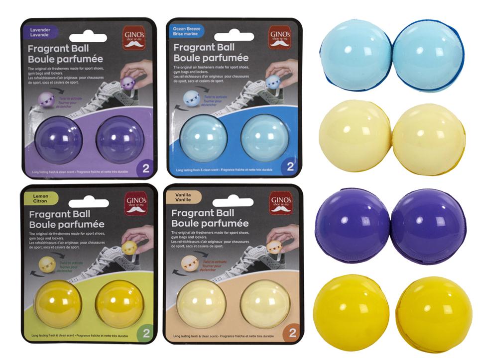 Gino's, 2-pc Fragrant Ball, 4 Asst., clam shell