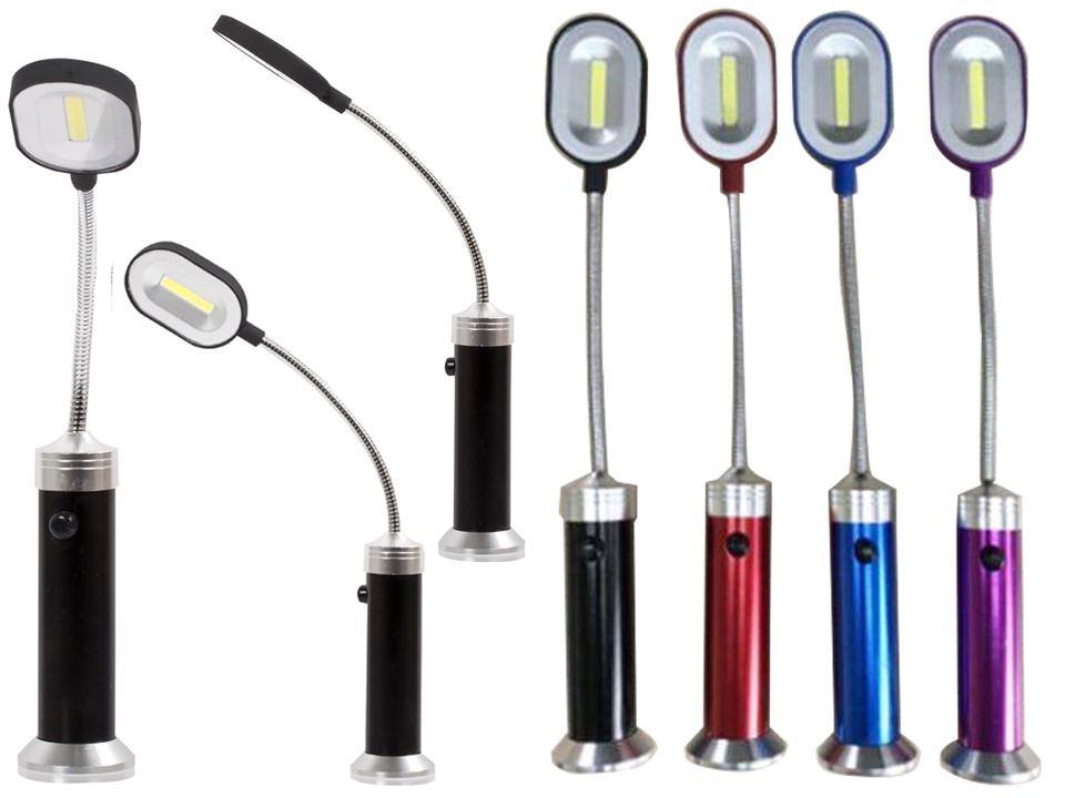 Focus Elec.,Flex Magnet COB Light Aluminum 12/DSP BATT INCL