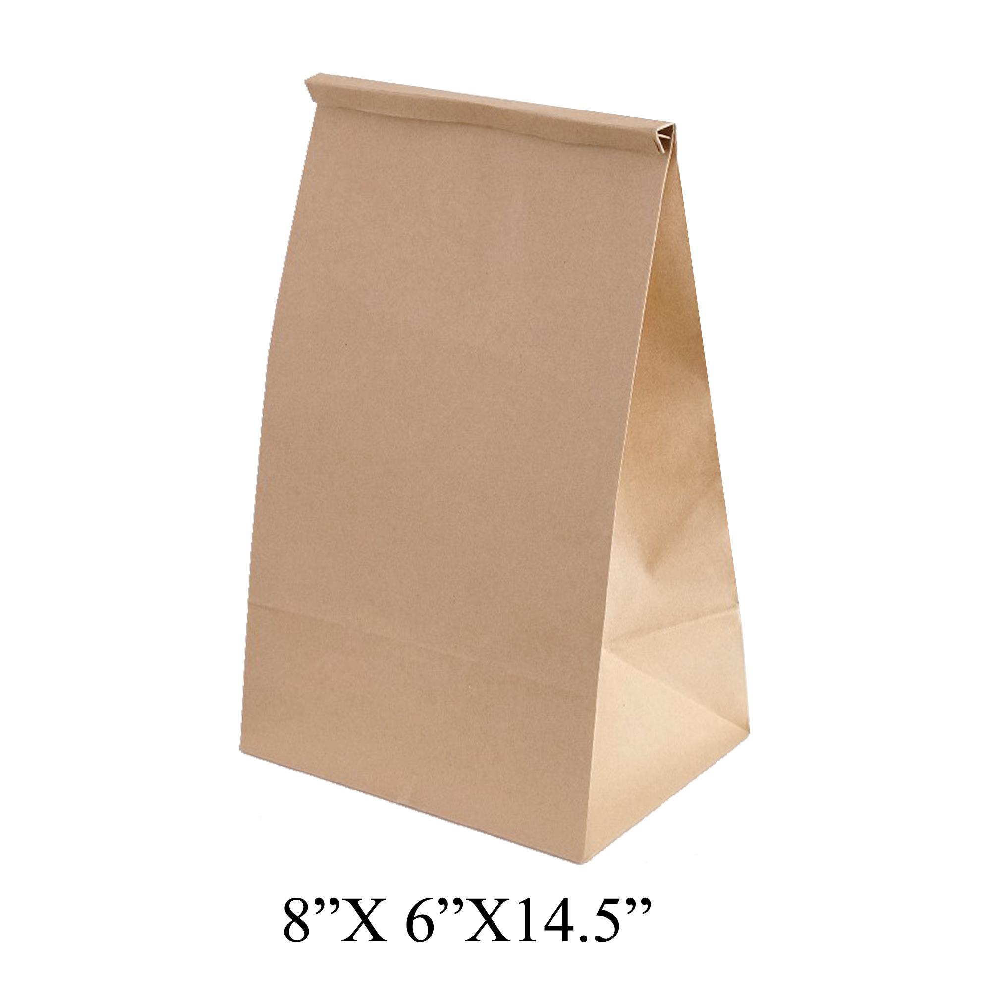 Brown Paper bag, small size UPC-N/A, 8 x 6 14.5"