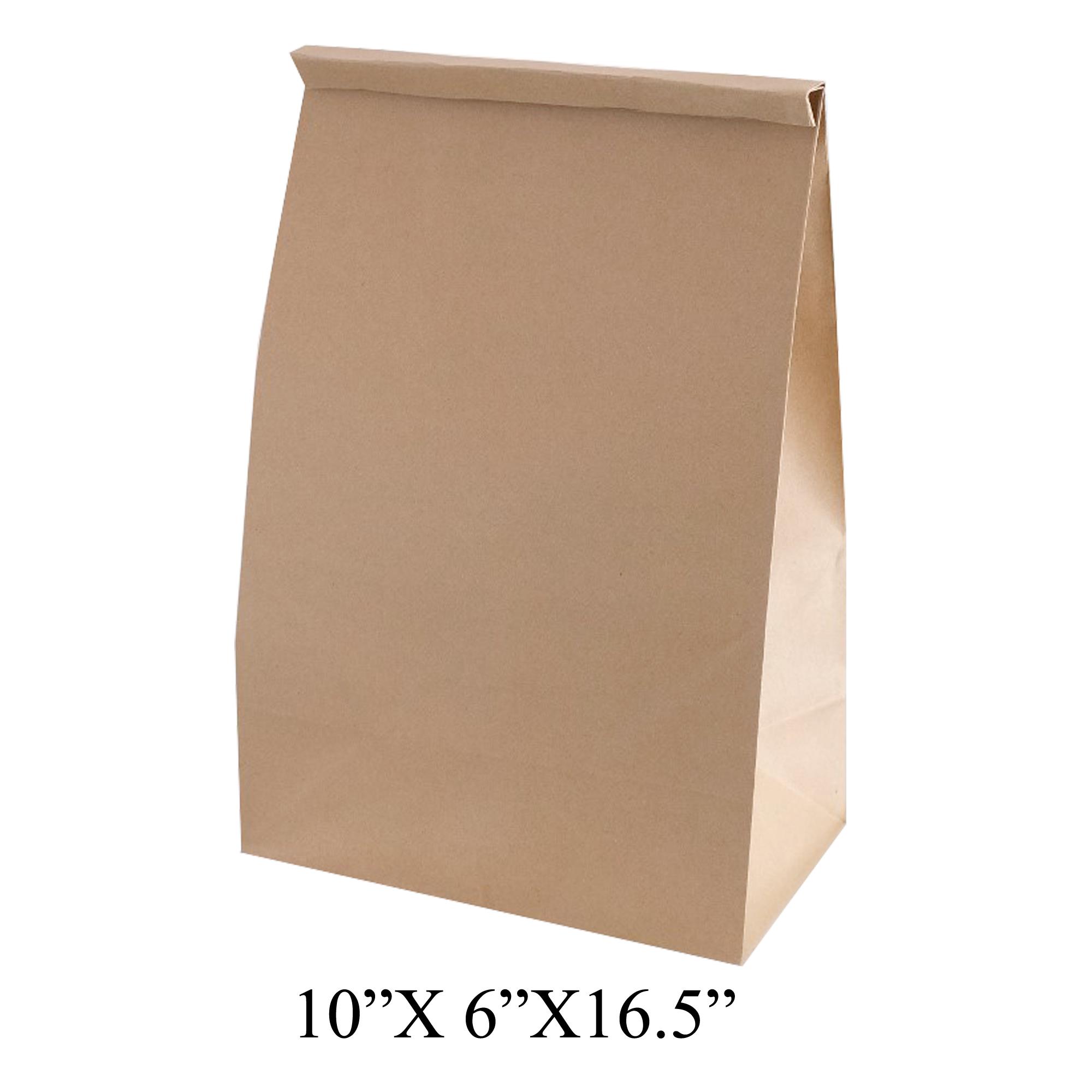Brown Paper Bag, Medium size UPC-N/A, 10 x 6 x 16.5"
