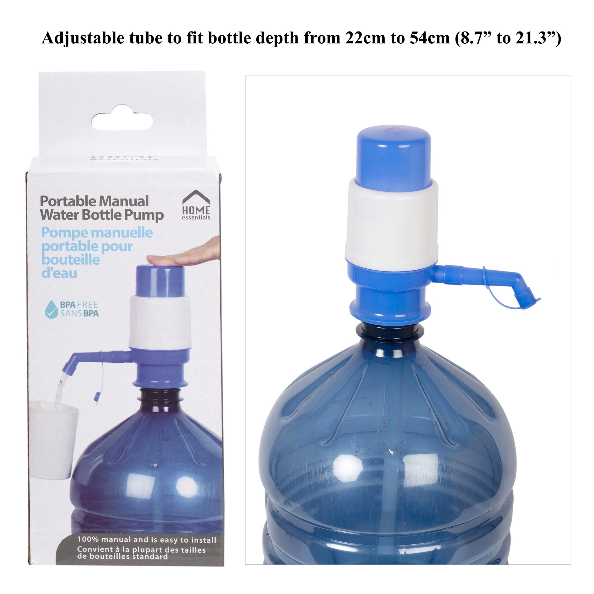 H.E. Water Bottle Pump Fit 2-5 Gal water bottle, col box