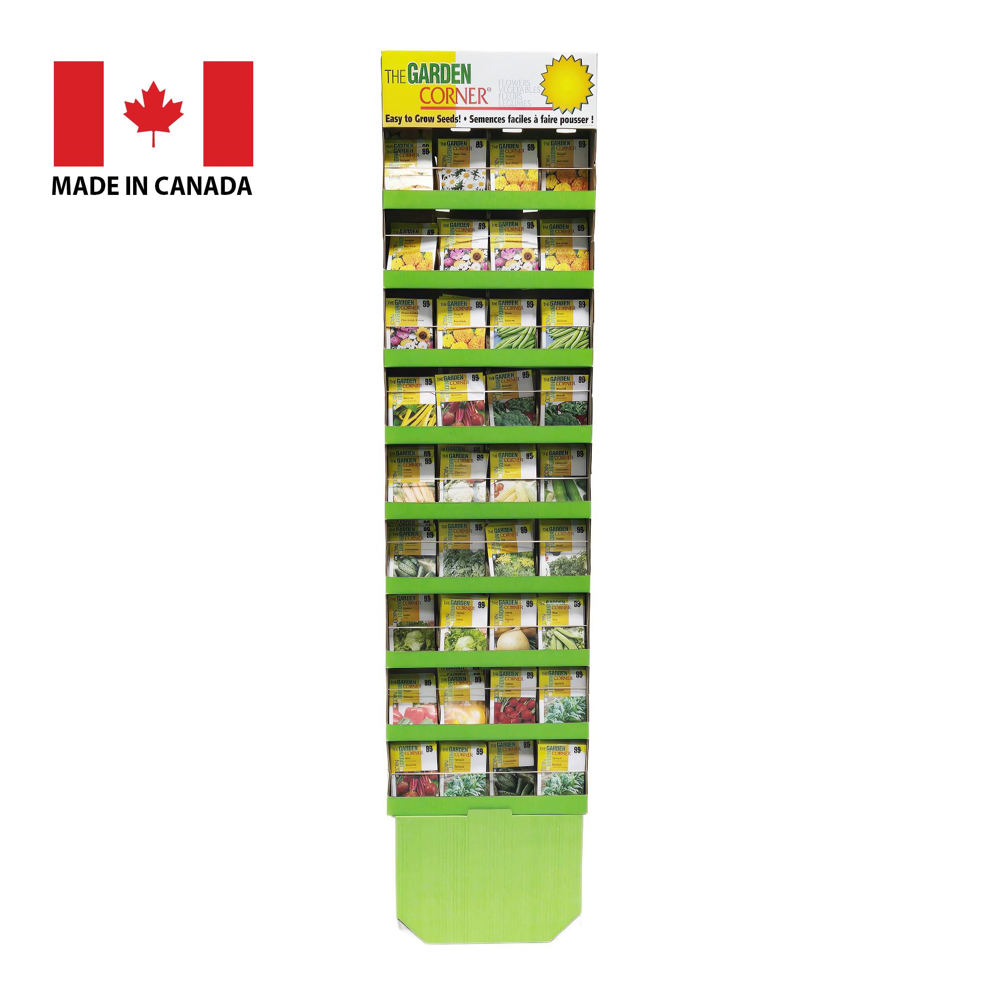 500pcs Garden Corner Seed Assortment in Display, packet