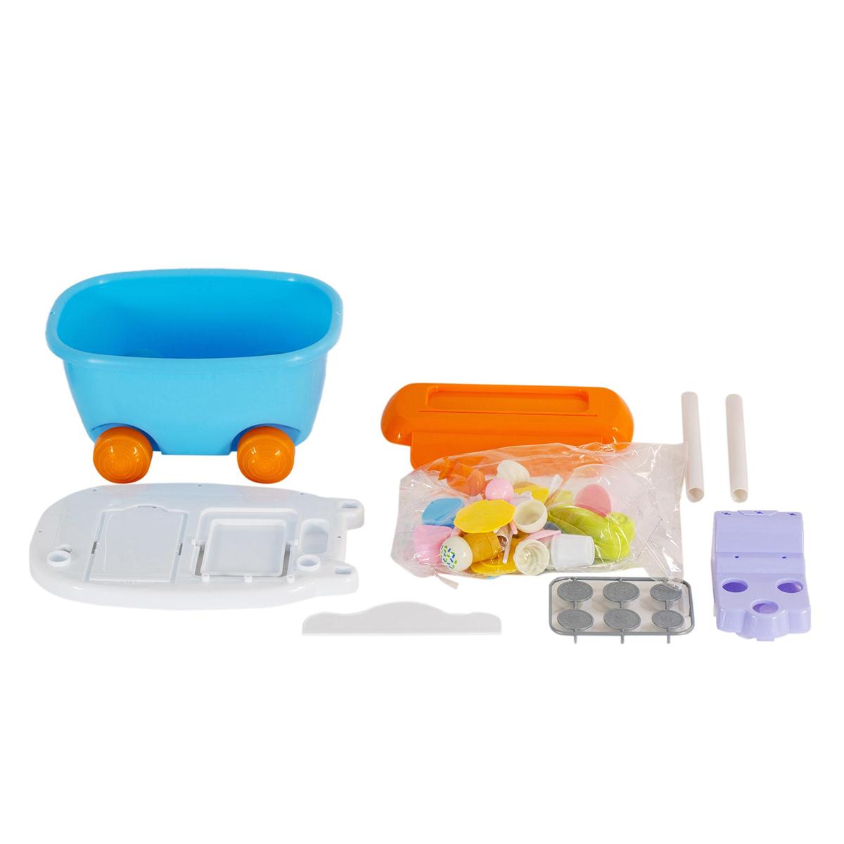 Trolley Ice Cream Shop, Wrap Card