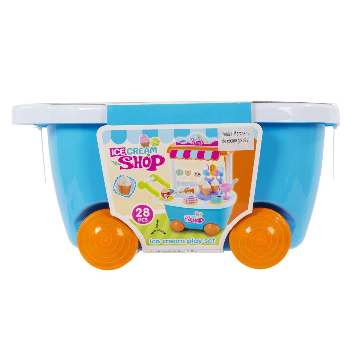 Trolley Ice Cream Shop, Wrap Card