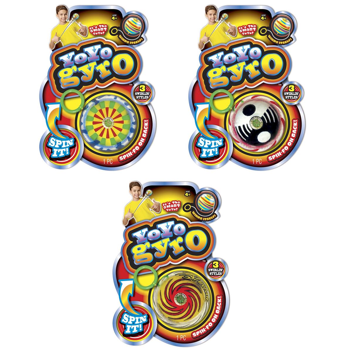 Yo-Yo Gyro, 3 asst'd, b/c