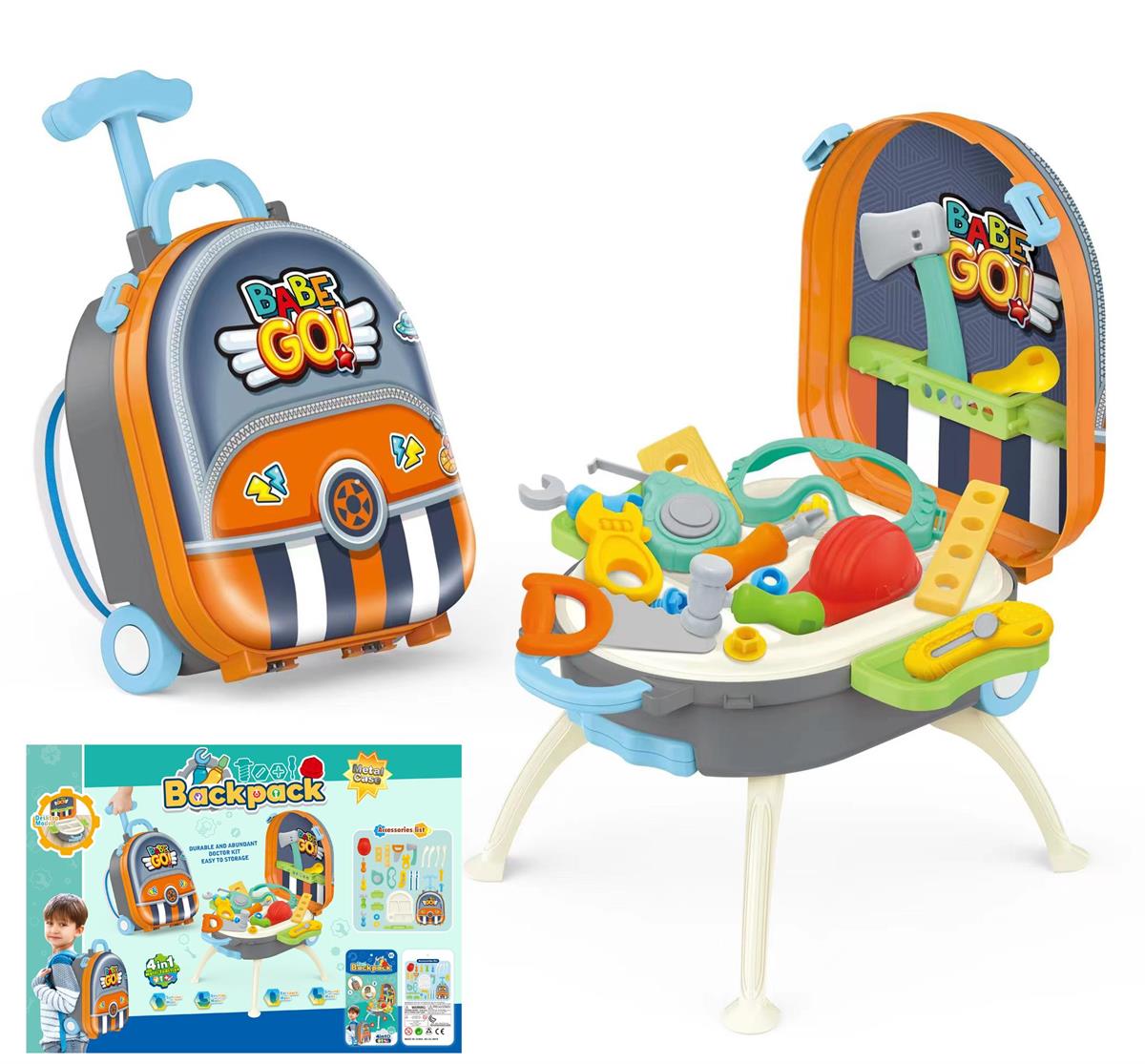 Tool Playset in backpack case