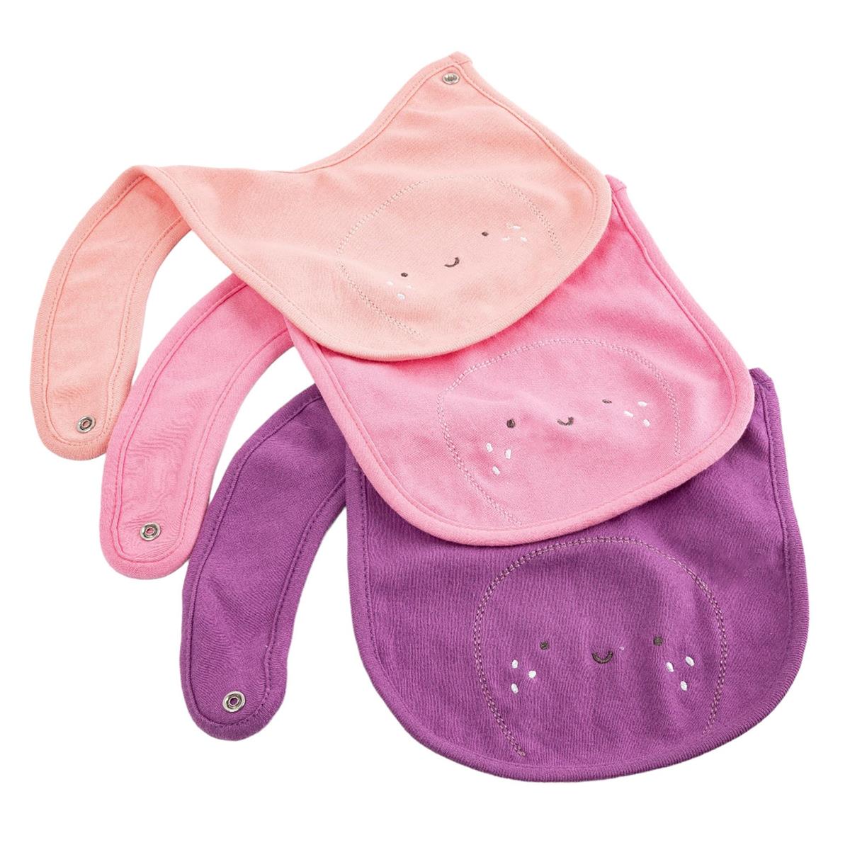 Tootsie Baby, 3-pc Baby Girl Bib , hc