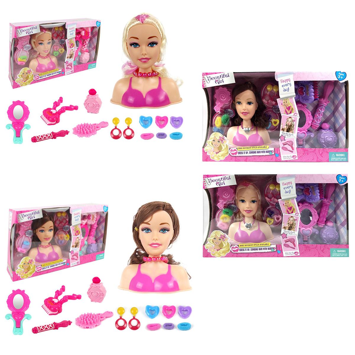 Girl Hair Styling & Beauty Play Set w/Accs., wbx