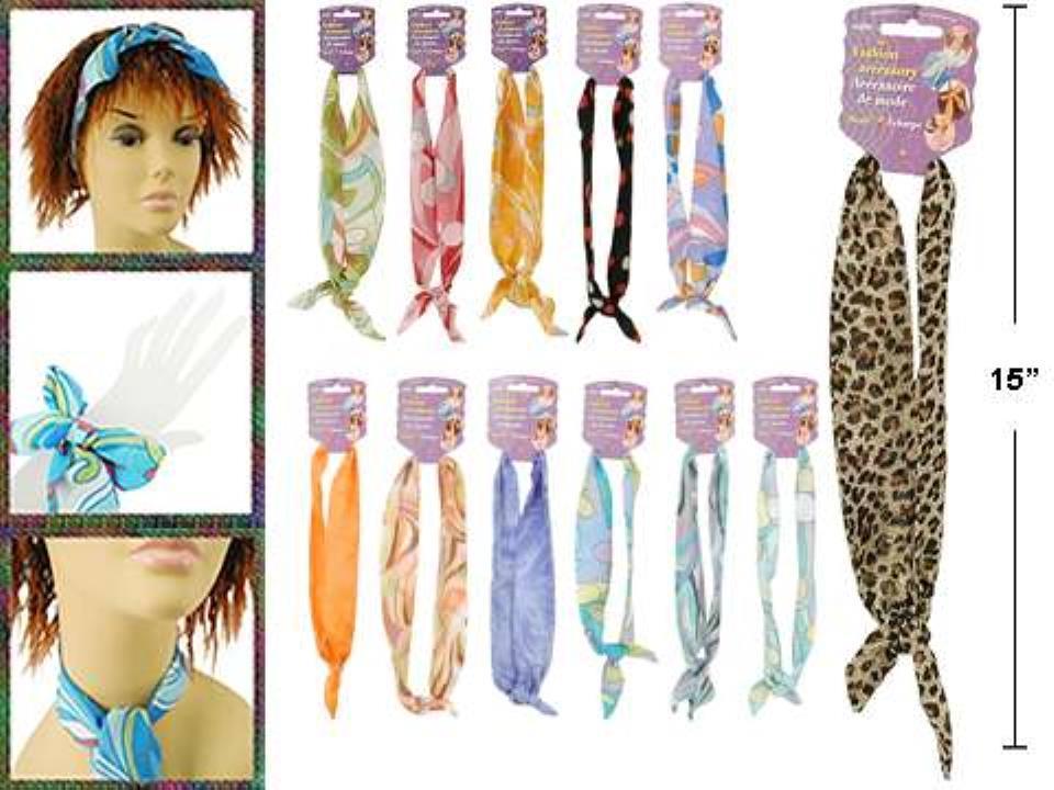 Fashion Accessory Scarf, 12 styles, tag