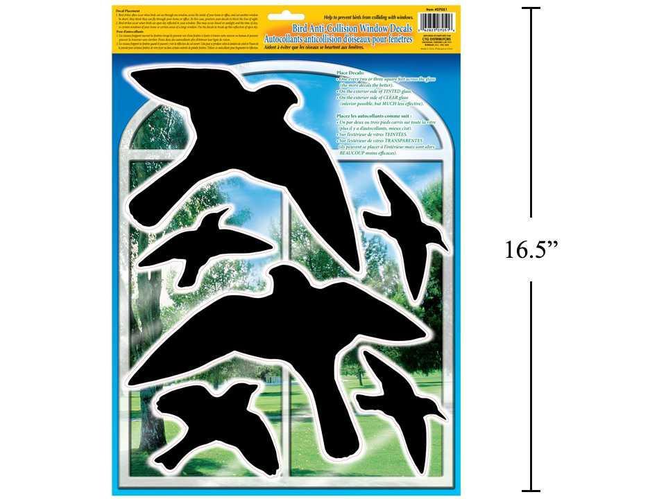 Bird Anti-Collision Window Cling, pbh