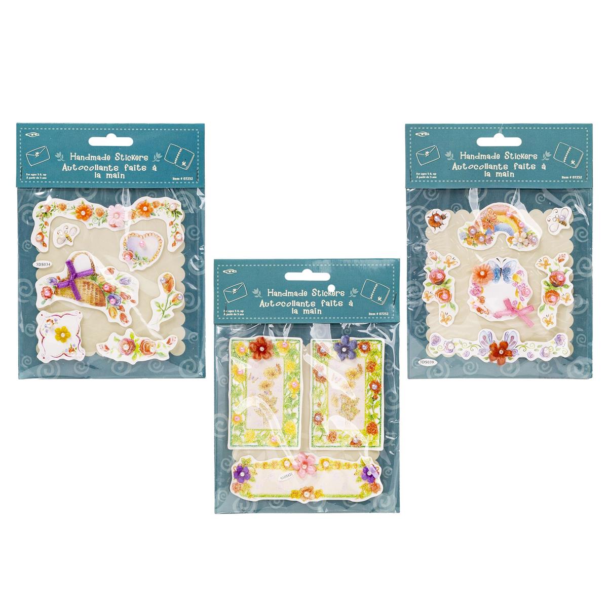 3D Scrap-book Sticker, 24 styles, pbh