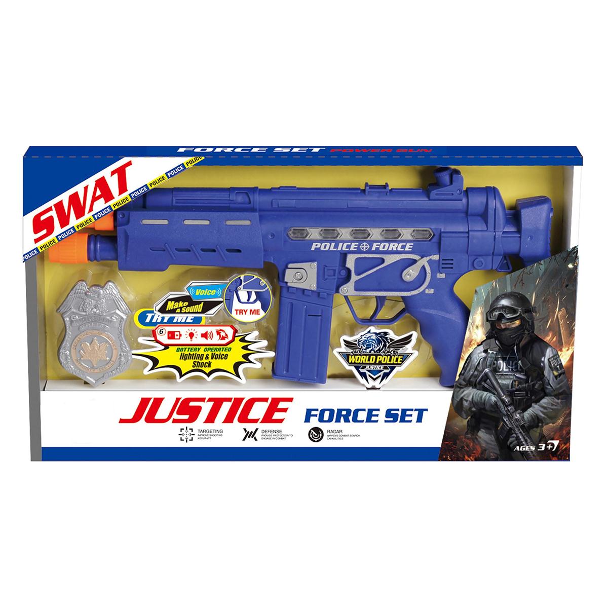 SWAT MP5 Toy Machine Gun Set Batt Incl., wbx