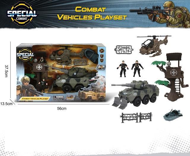 Special Combat, Military Play Set, Including: Combat Vehicles ...