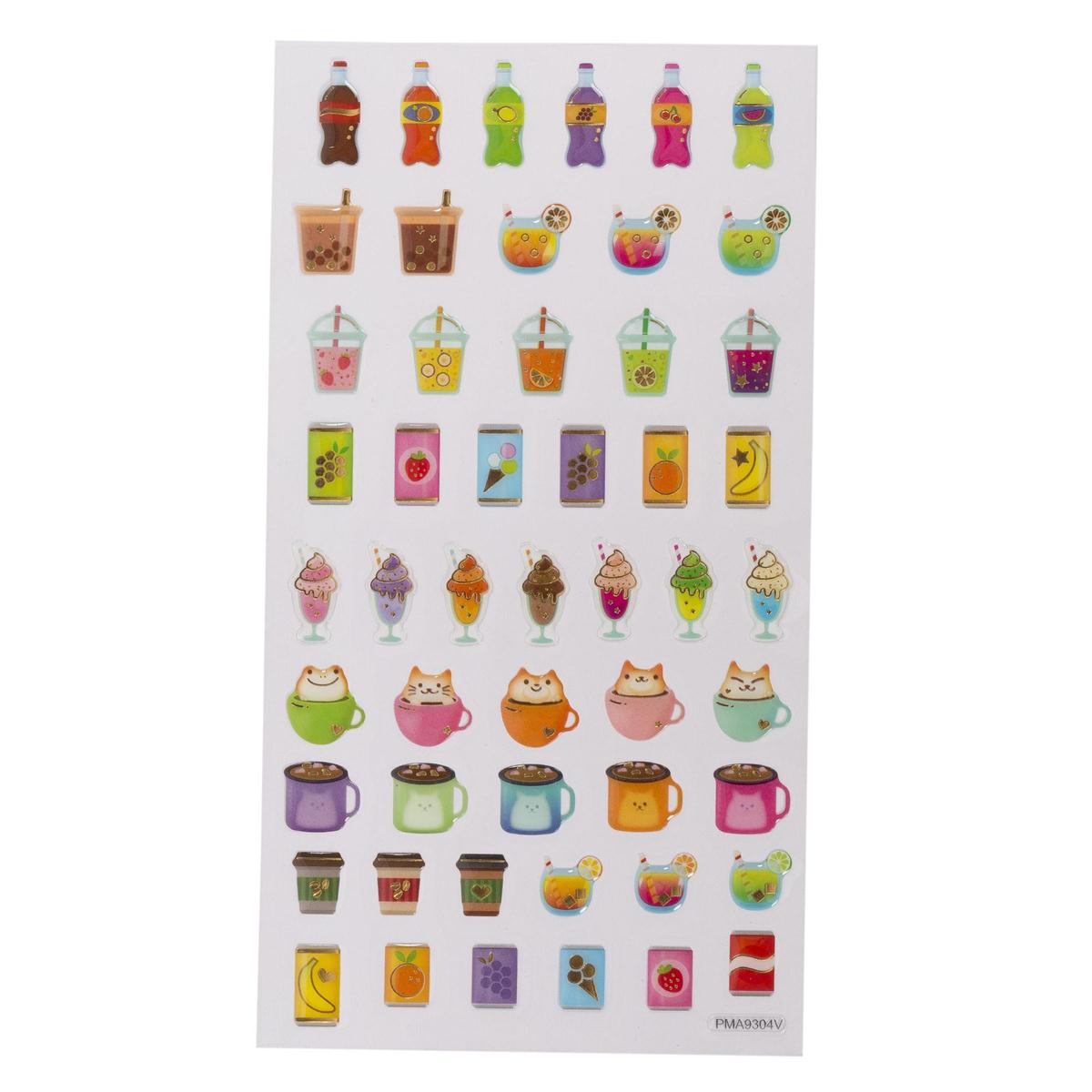 Woody's, Vending Machine Stickers, Drinks, 40pcs Stickers, pbh