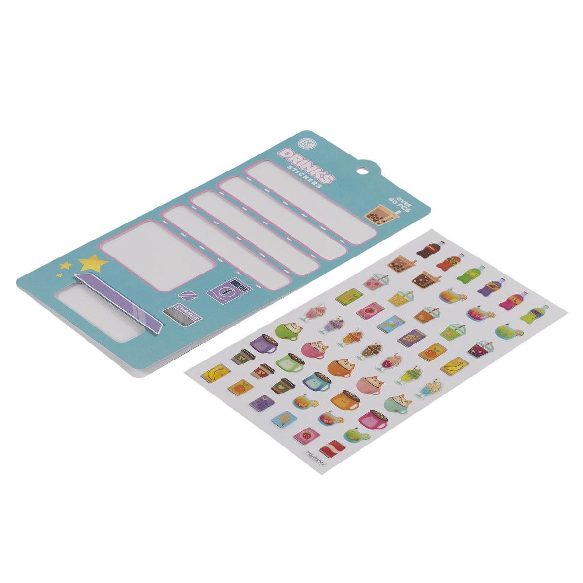 Woody's, Vending Machine Stickers, Drinks, 40pcs Stickers, pbh