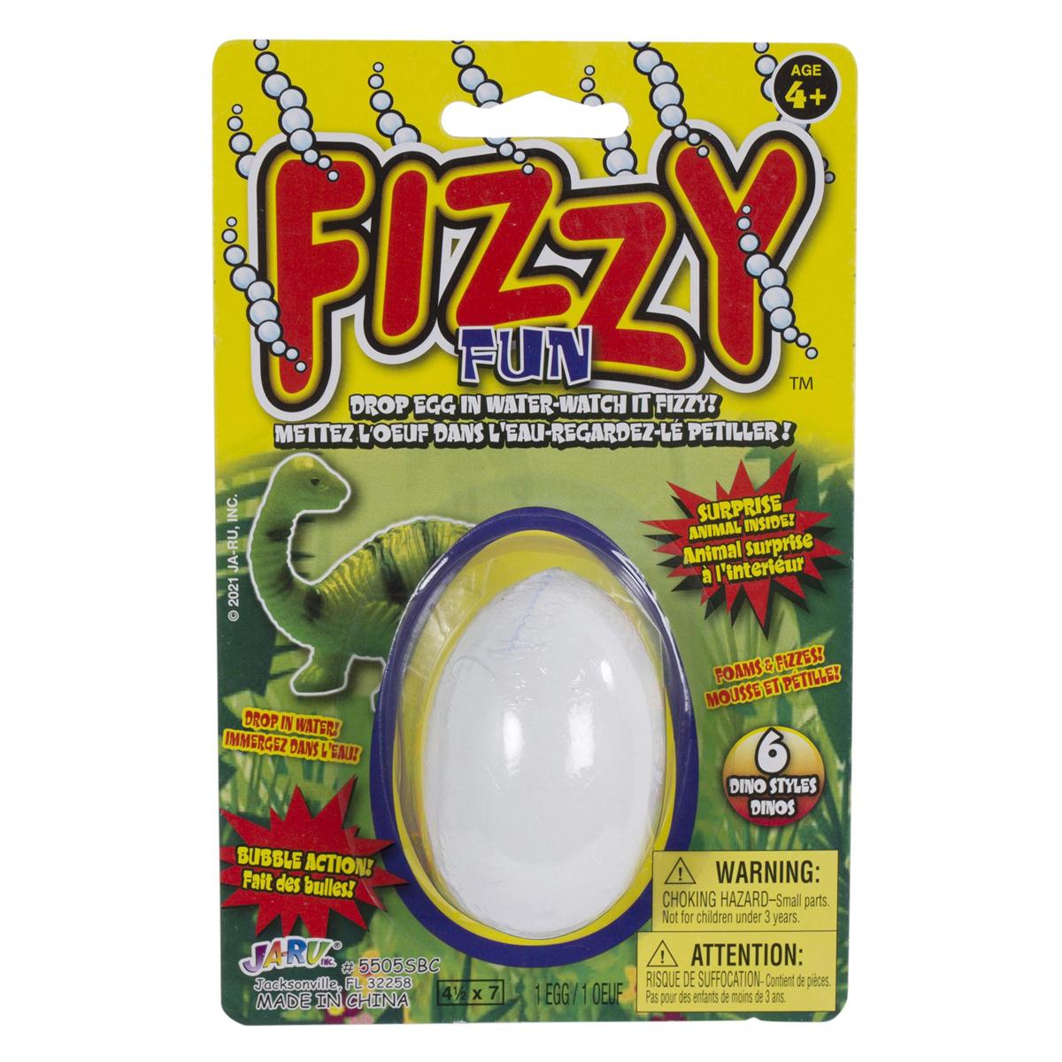 Fizzy Fun Egg, 4 styles, Blister card