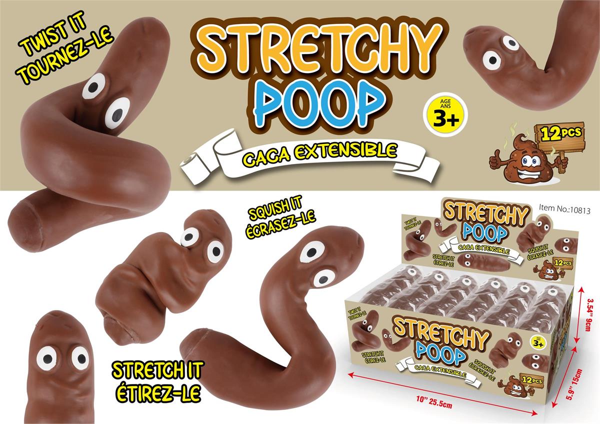 Stretchy Poop, 12pcs/dsp