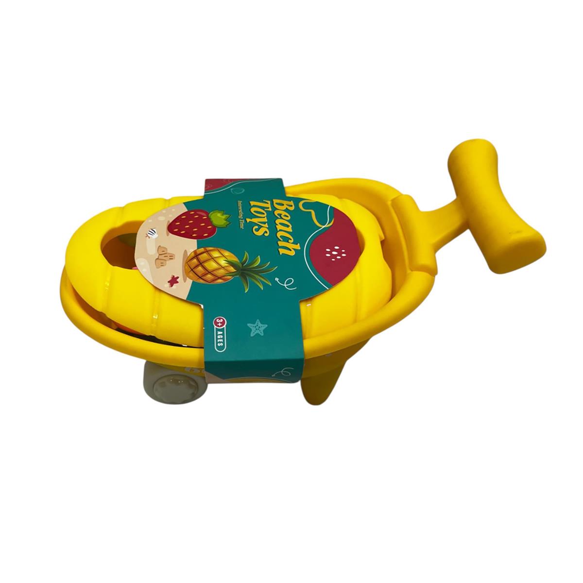 Sunny Dayz Set/8 Pineapple Wagon Beach Toys 10.2x5.5x4.7 CHT
