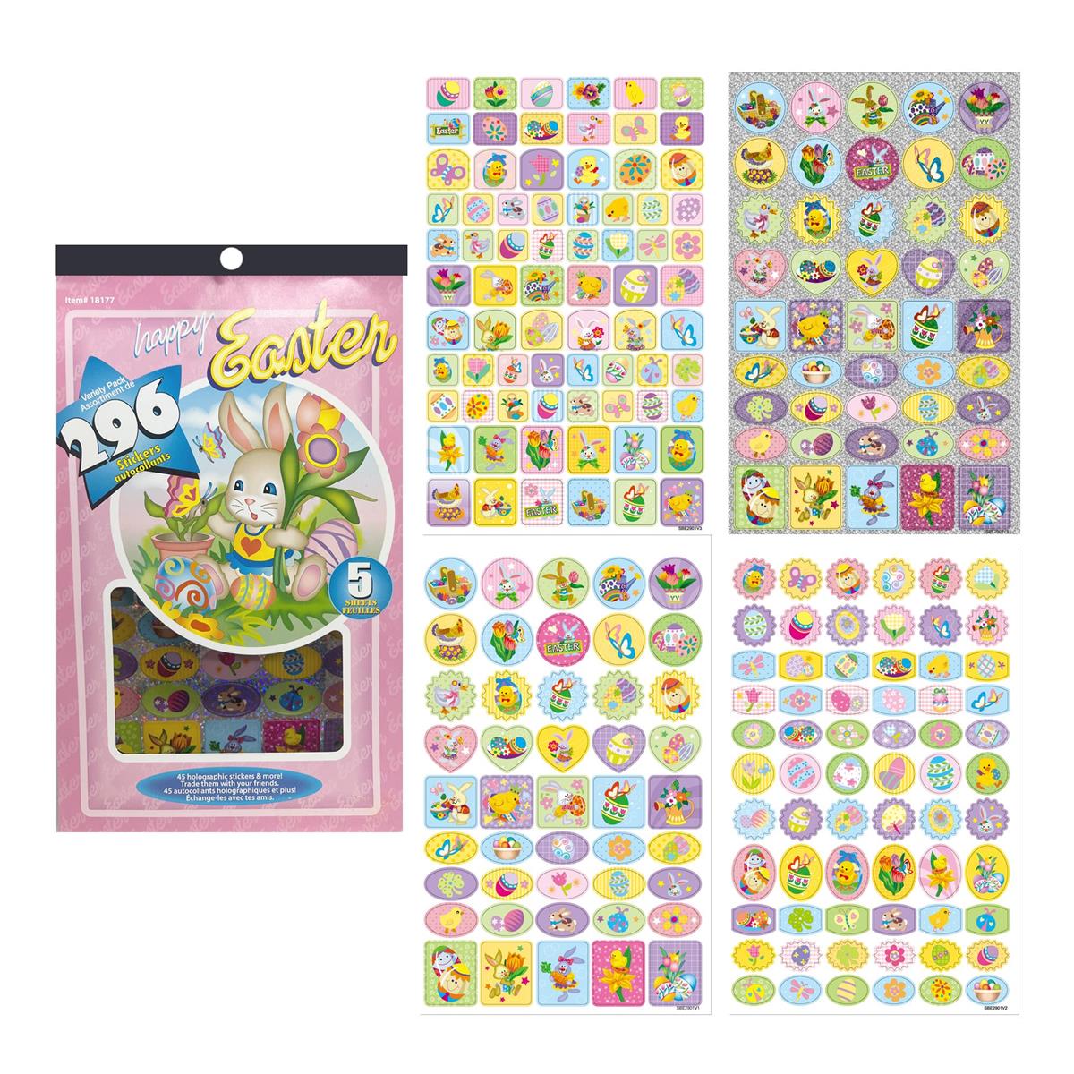 Easter Sticker Book, , 5 Sheets (ES10346)