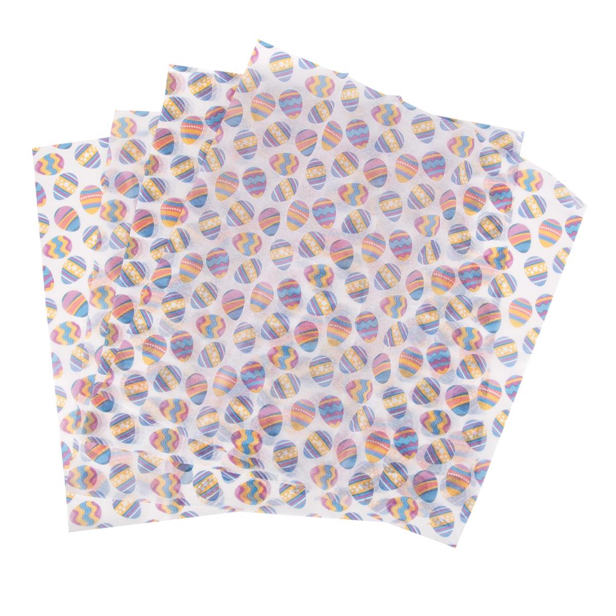 Paper T. Easter 6-Sheet Tissue Paper, 18x18", 2/s, printed bag