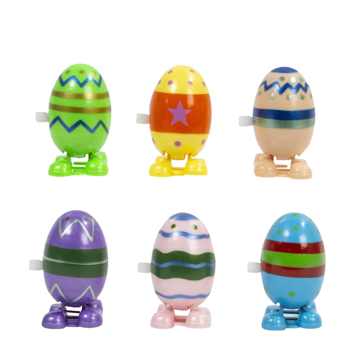 Easter Wind-Up Colourful Eggs 6asst.,12/PDQ