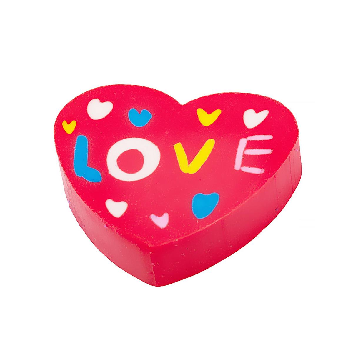 V'tines 12pk Heart Shape Eraser pbh