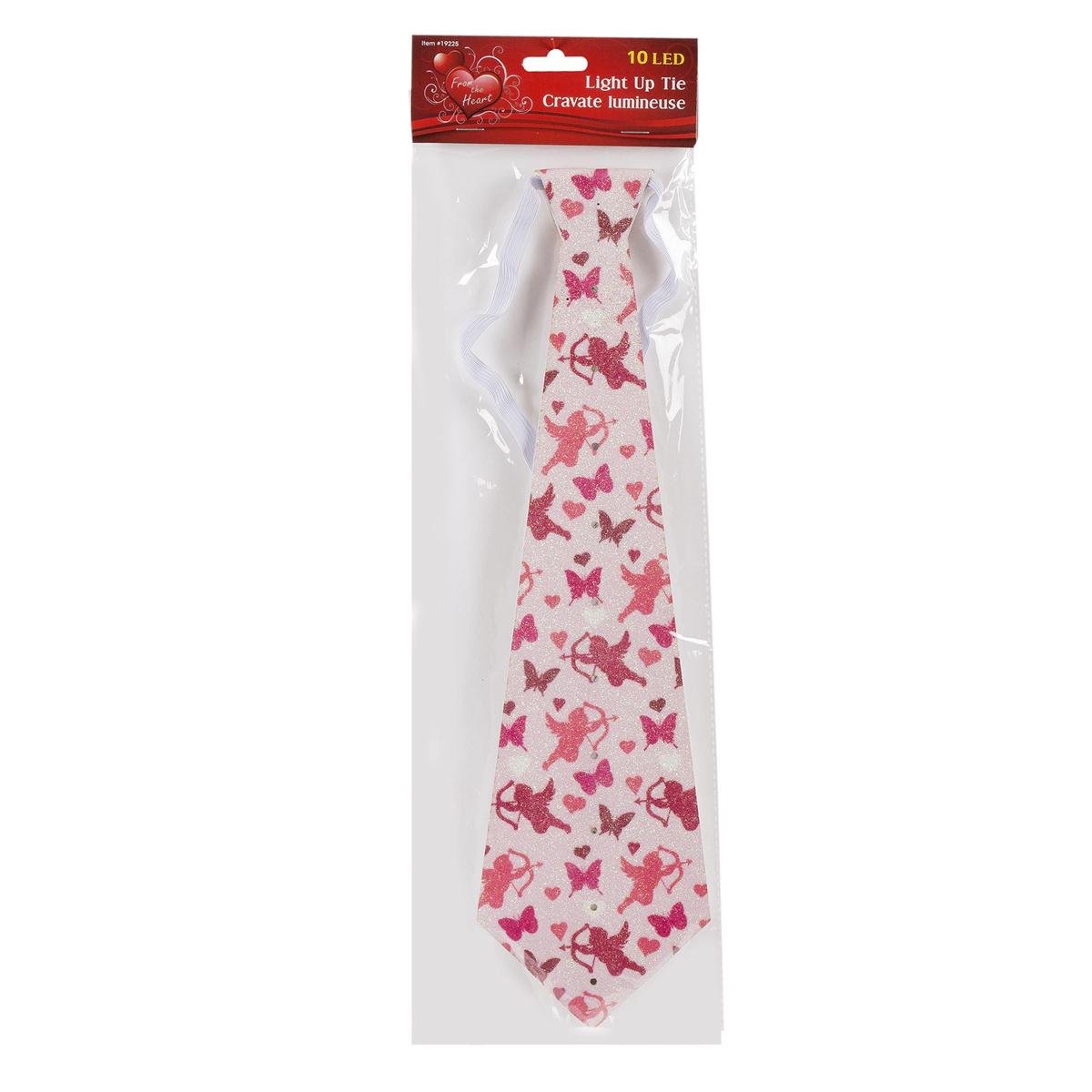 V'tines 10 LED Light-Up Necktie, header card