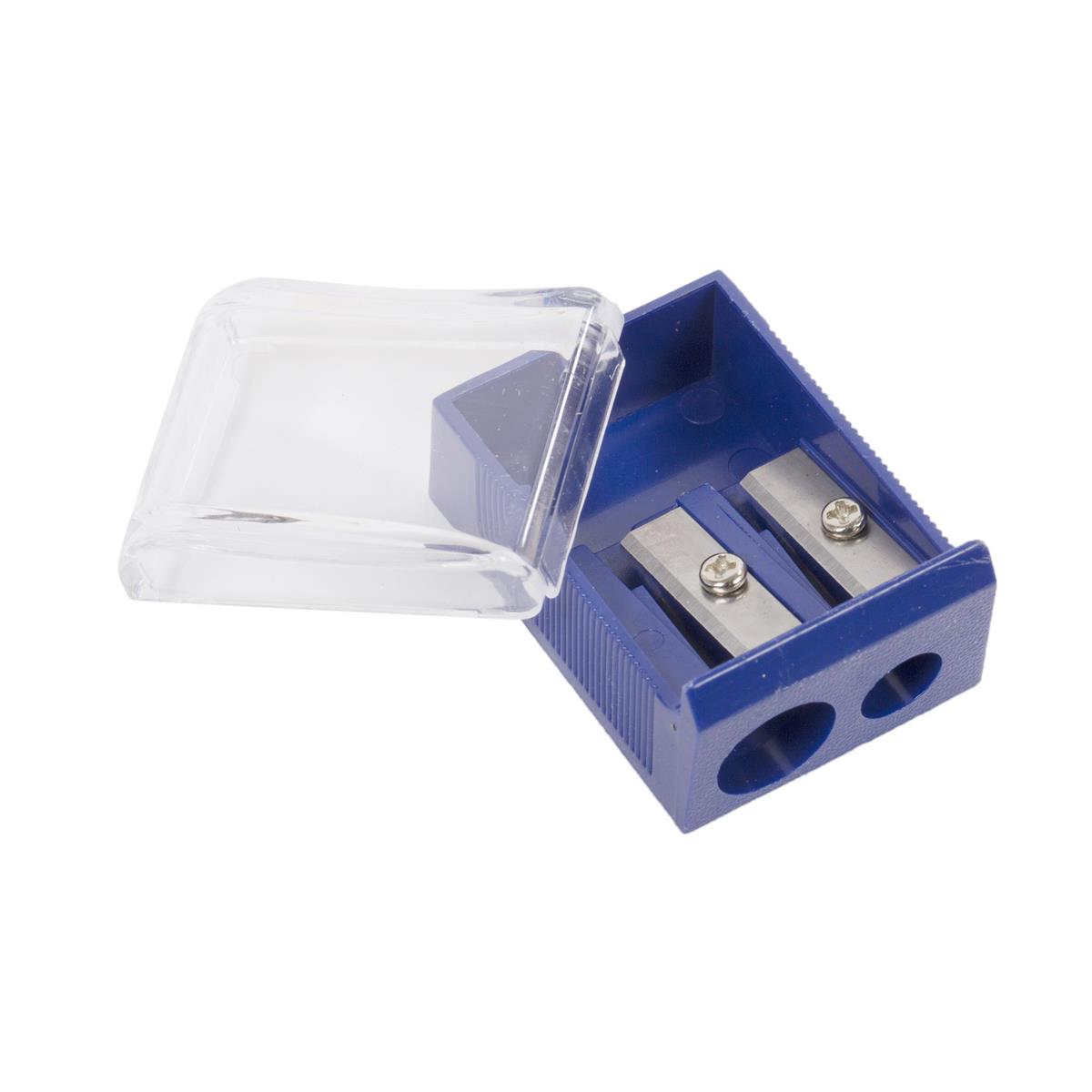 O.WKs.3-Pc Pencil Sharpener, Double Blade Sharpener,3c, b/c (A115606)
