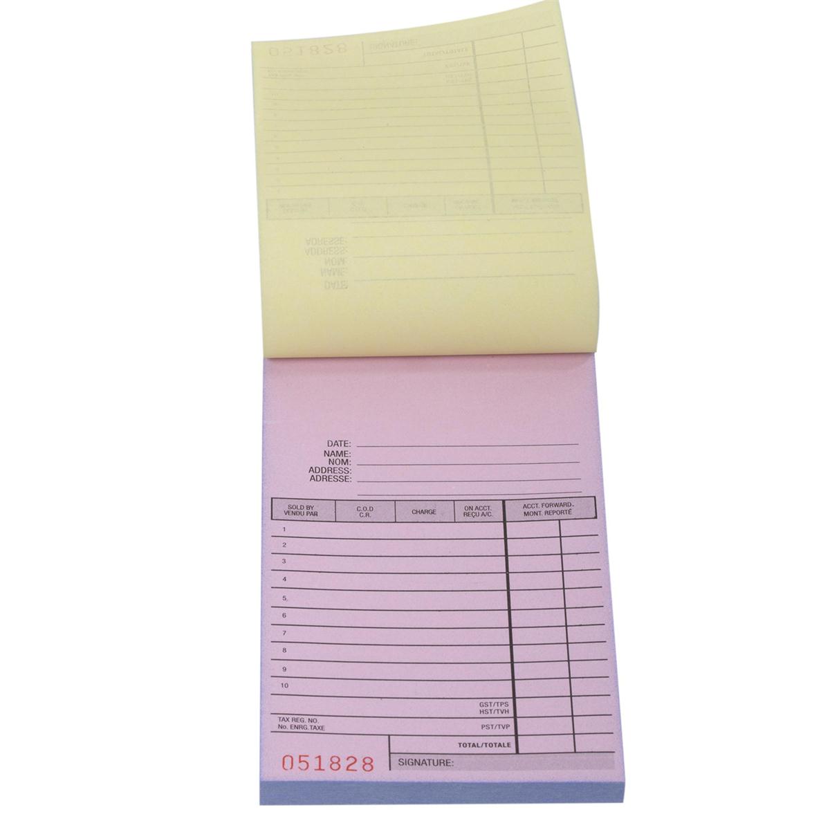 O.WKs. 40-ct Triplicate Sales Book