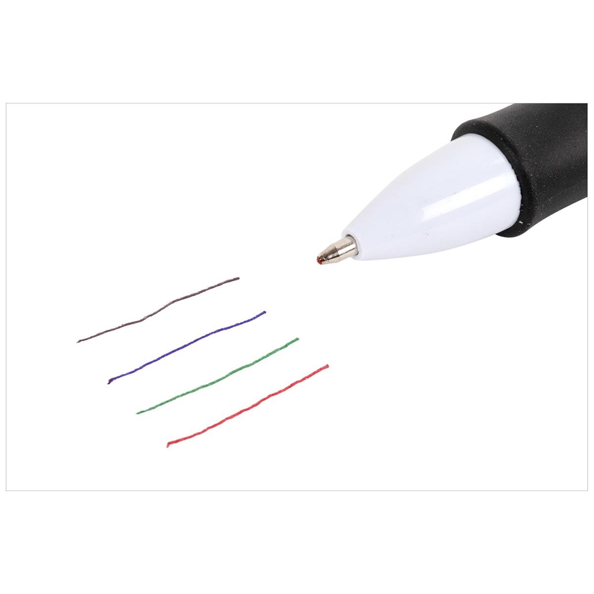 O.WKs. 2-pc, 4 Colours Ball Pen, blister card