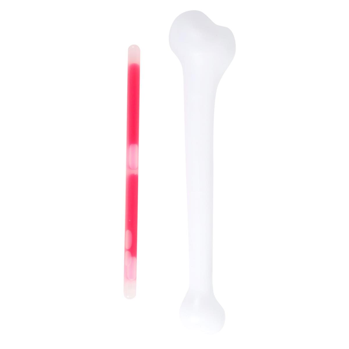Glow Stick Bone Deco, 8", 6 Colors, Printed Bag