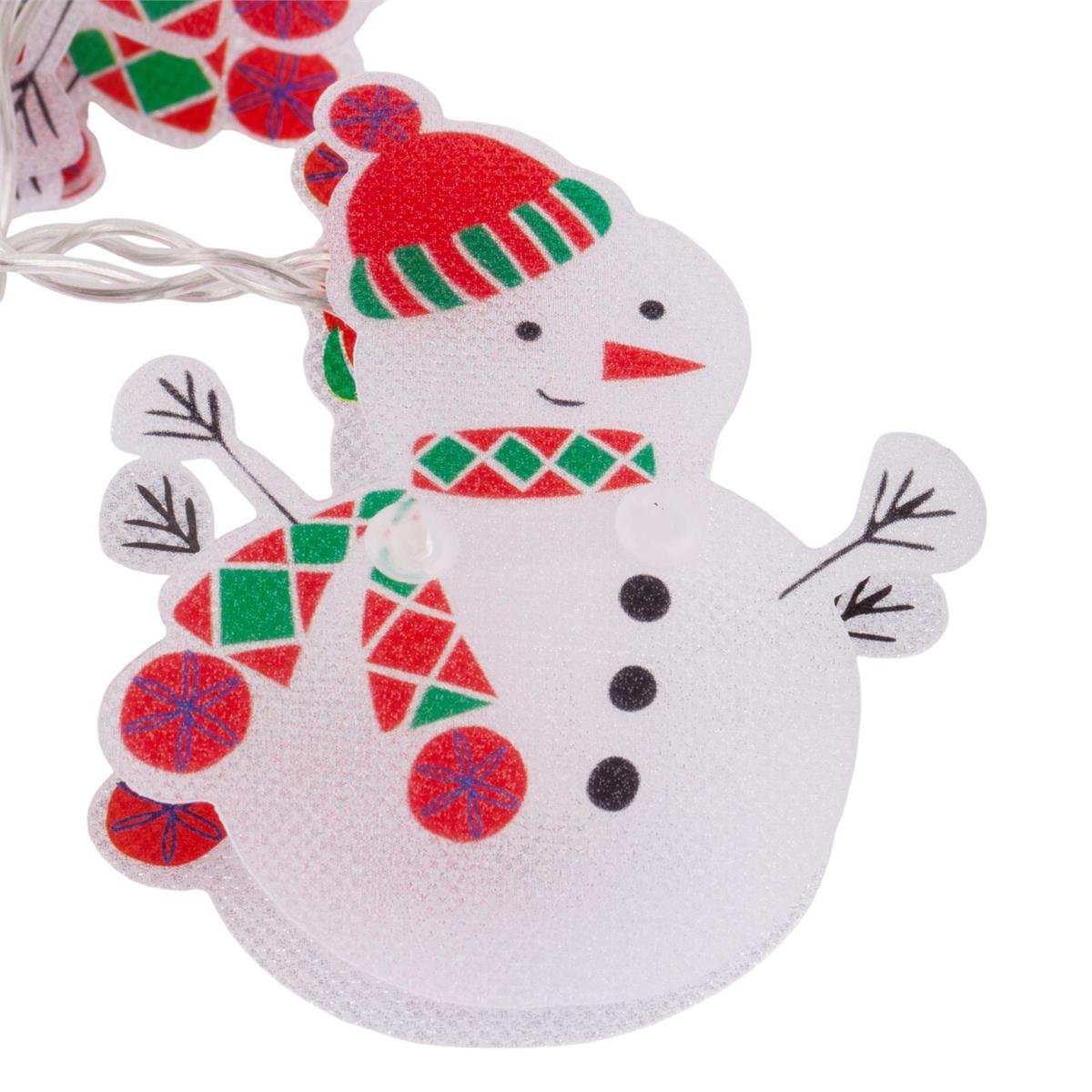 Deco N. 10 LED Xmas String Light, 5.5ft, 2/s, pvc box