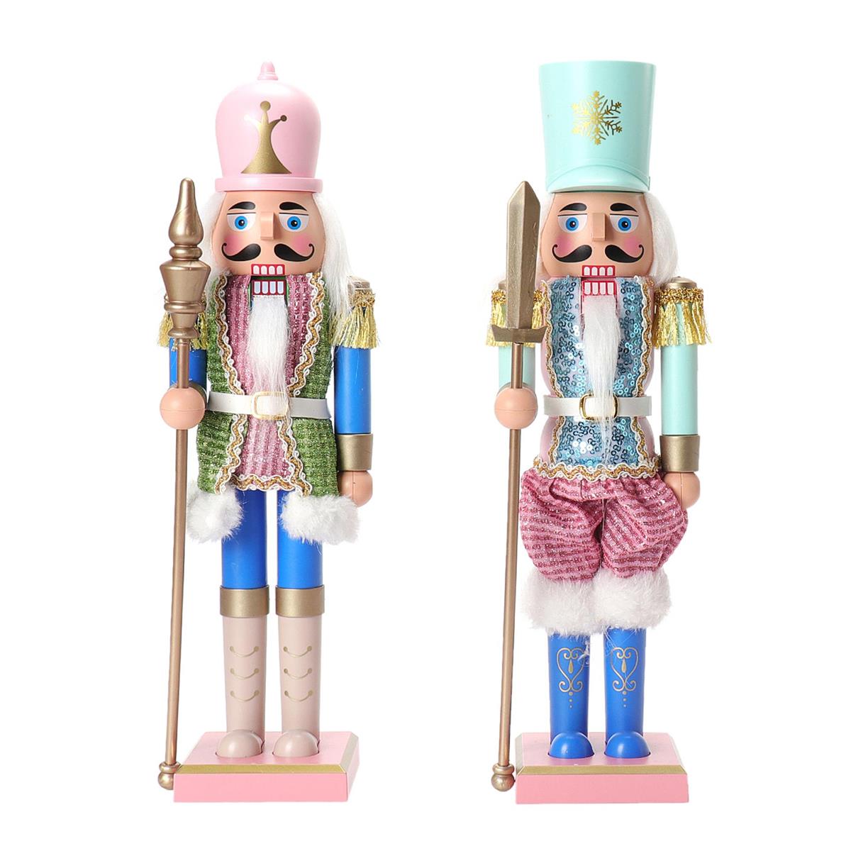 Deco N. 20"Animated Musical Nutcracker w/Moving Arms, 2/s, cht