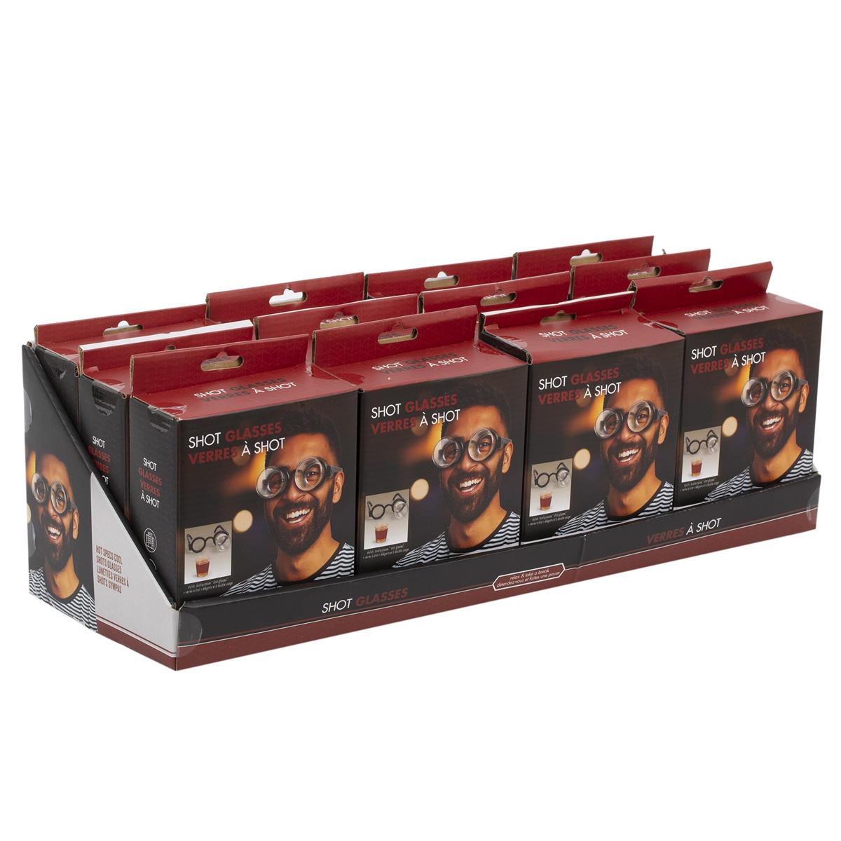 Party Specs Shot Glasses Set, colour box, 12/dsp