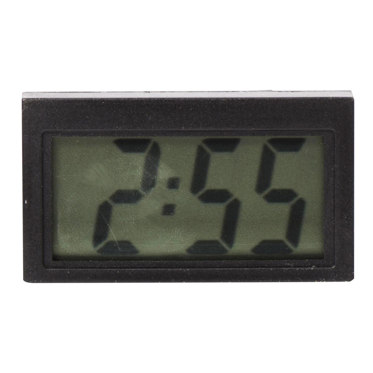 Desk Tech LCD Clock with Magnets, b/c