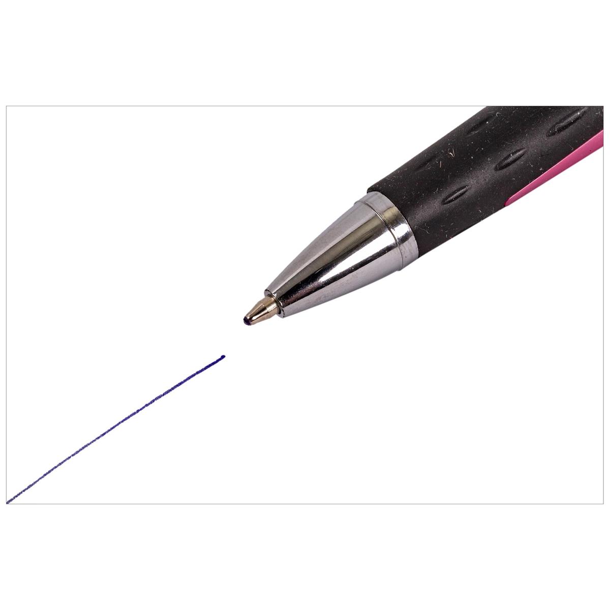 O.WKs. 3-pc Ball Pen, 3 col., Blue Ink, b/c