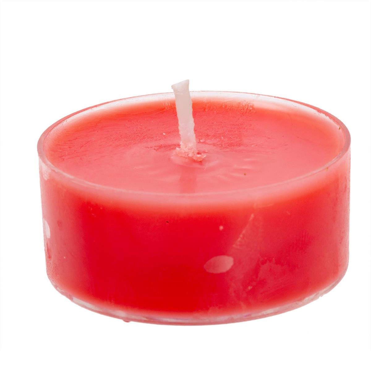 Radiance 6pk Scented Tealights, Holiday Spririt, Clear Cup, PVC Box